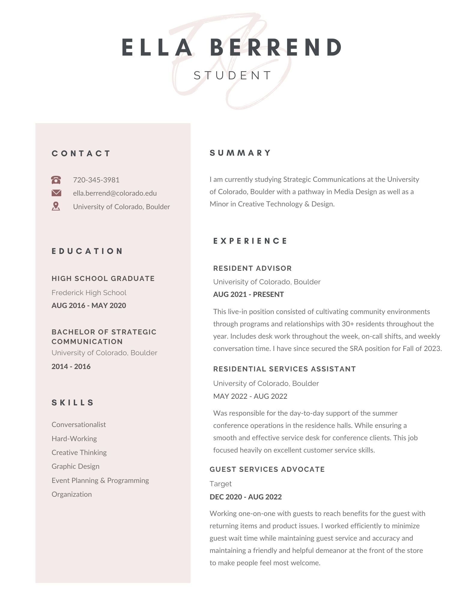 ella berrend's website